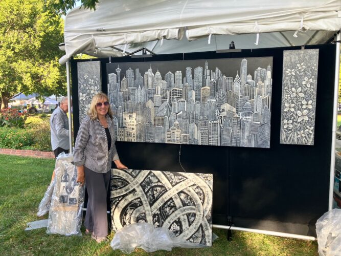 Artists from all over set up for this weekend’s Art in the Park | News ...